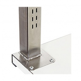 Stainless Steel Uprights Sets - Single Sided Slots