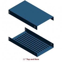Stencil Frame Shelf 22"