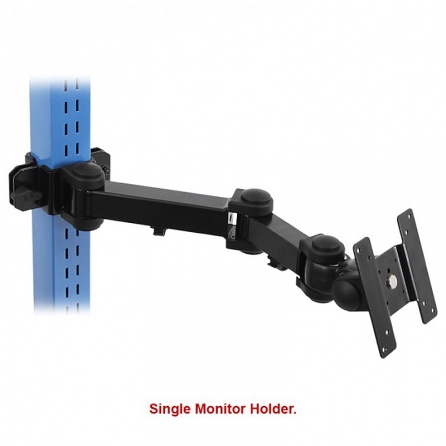 Dual Tilt LCD Vertical Monitor Holders.